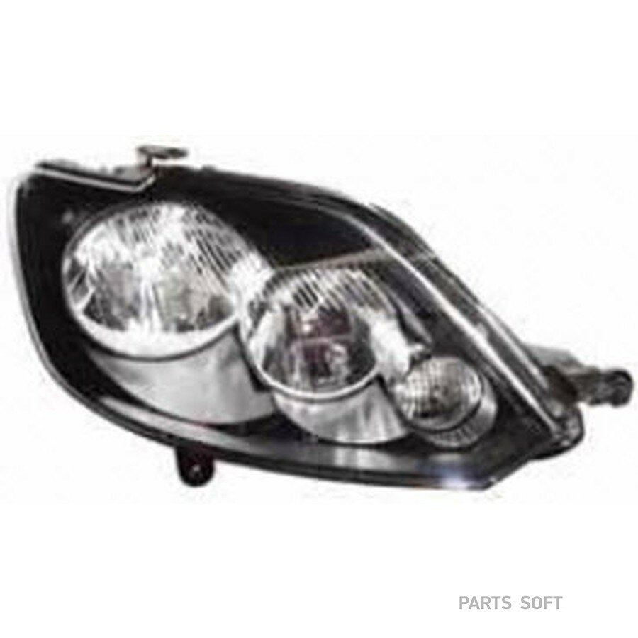 Фара правая! электр. черная\ VW Golf 6 Plus 09> от официального дистрибьютора, DEPO, артикул 44111D2RMLDEM2