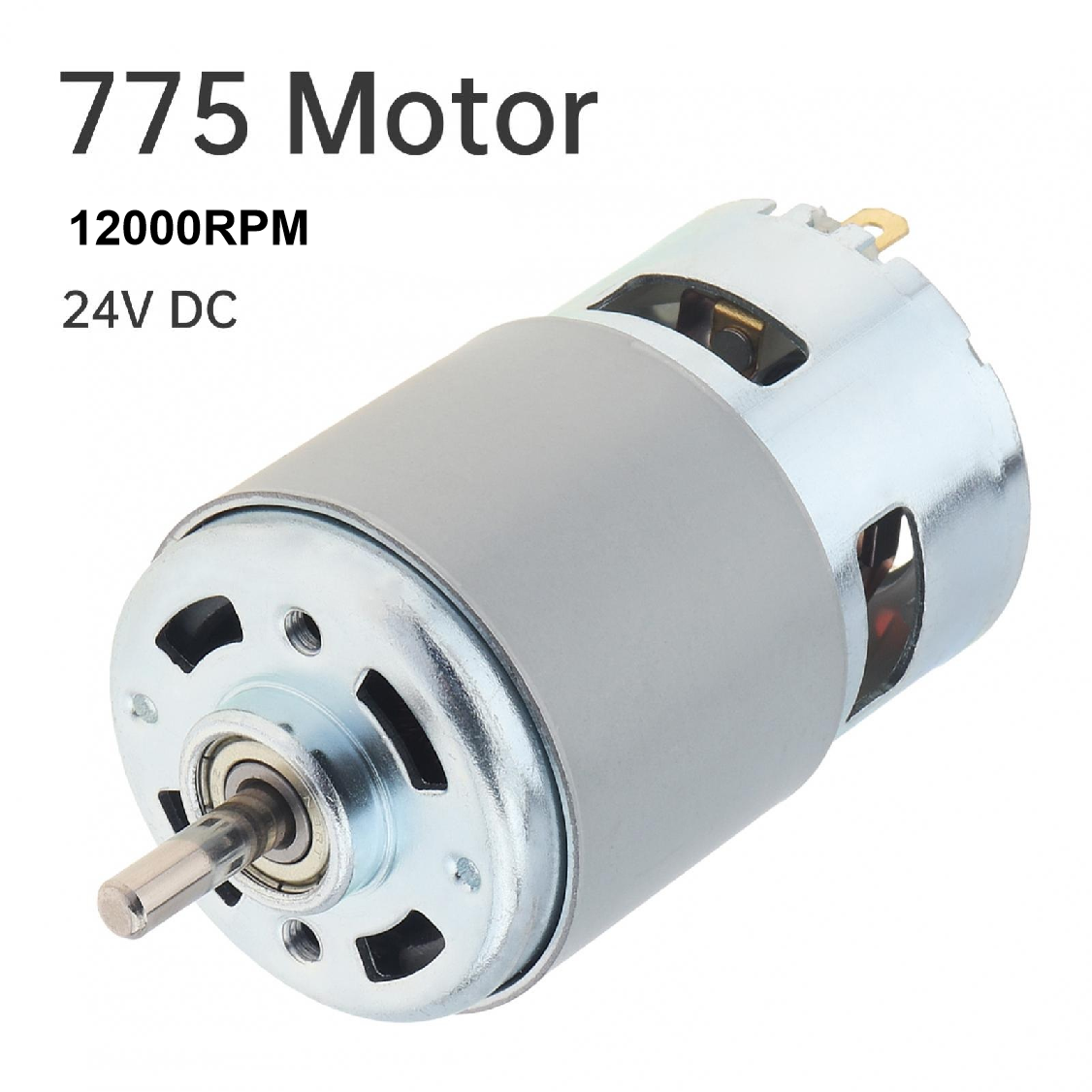 Двигатель постоянного тока 775, 24В, 12000 об/мин, для DIY электрических инструментов