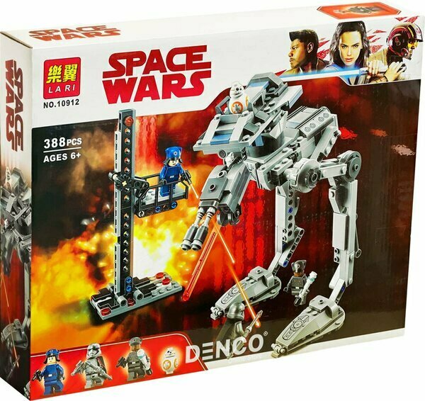 Конструктор Star Wars "Вездеход AT-ST Первого Ордена" (Star Wars) 388 деталей