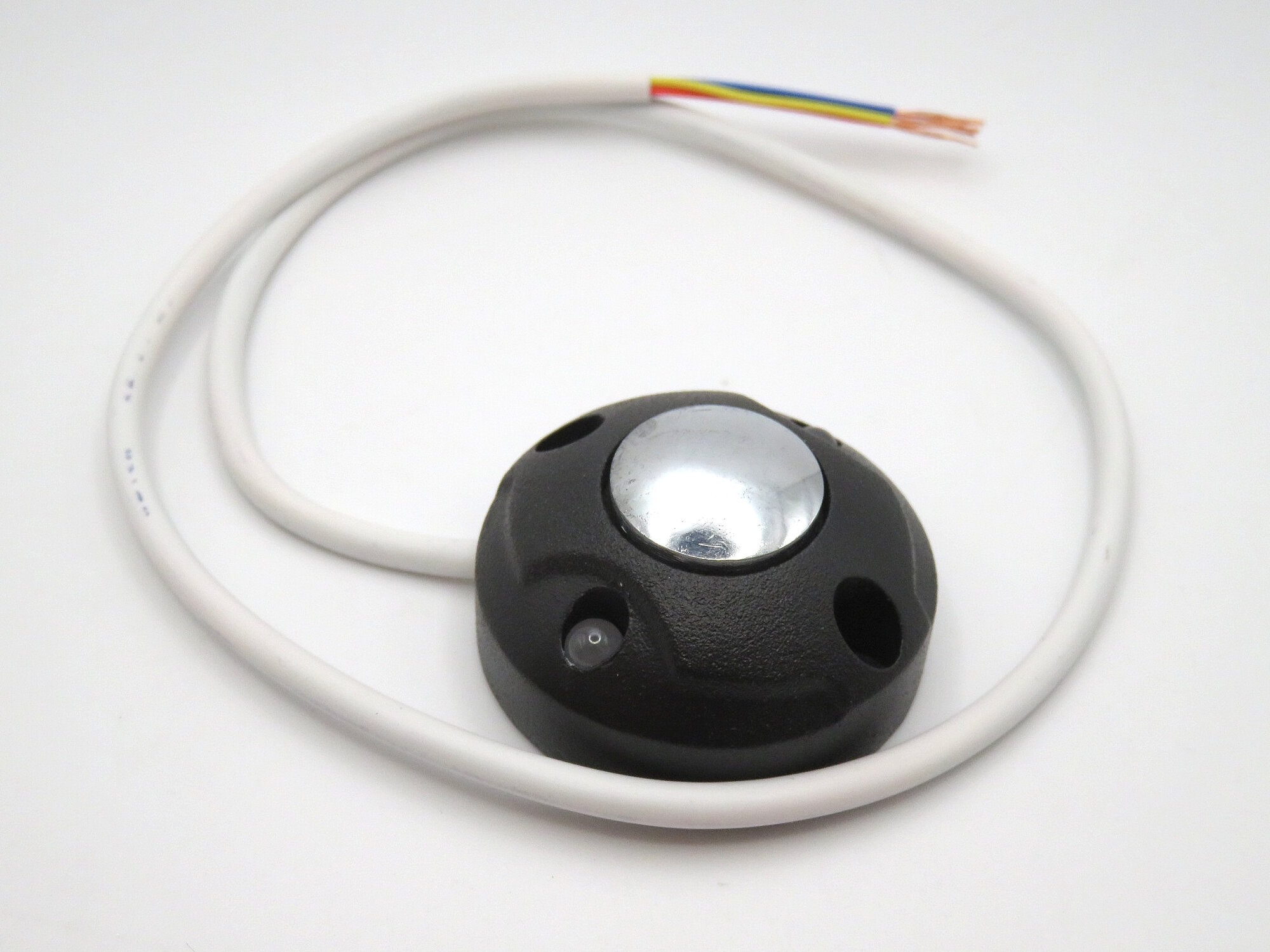 PUSHka (чёрный муар) кнопка выхода накладная Олевс