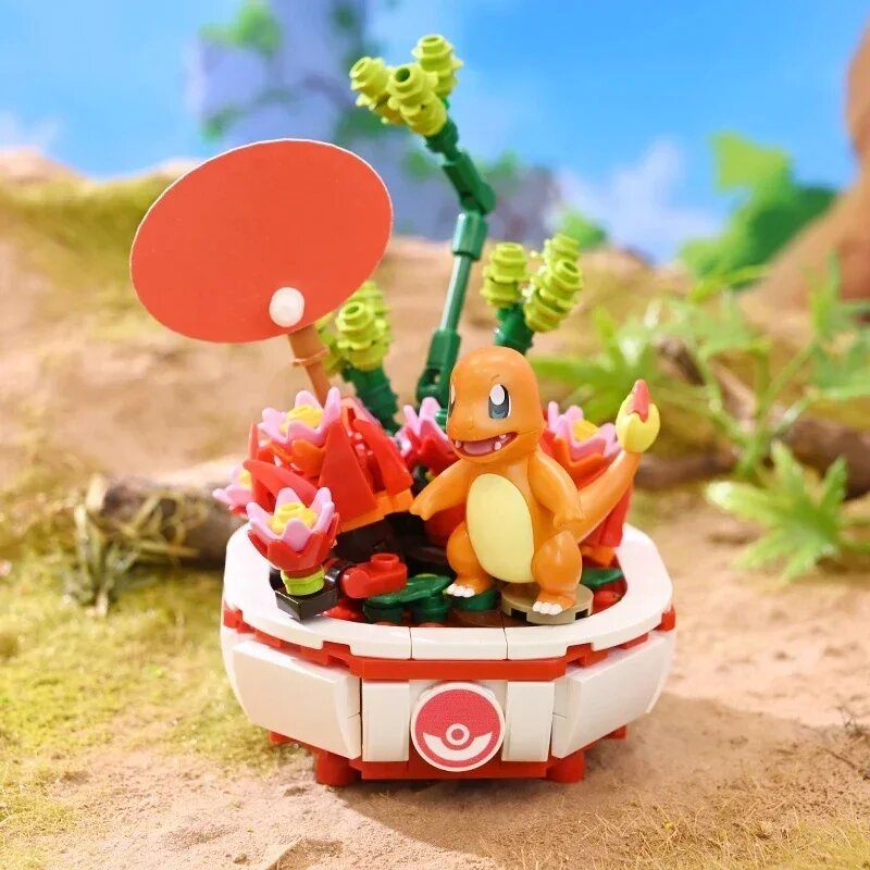 Keeppley конструктор Pokemon Charmander с коробкой