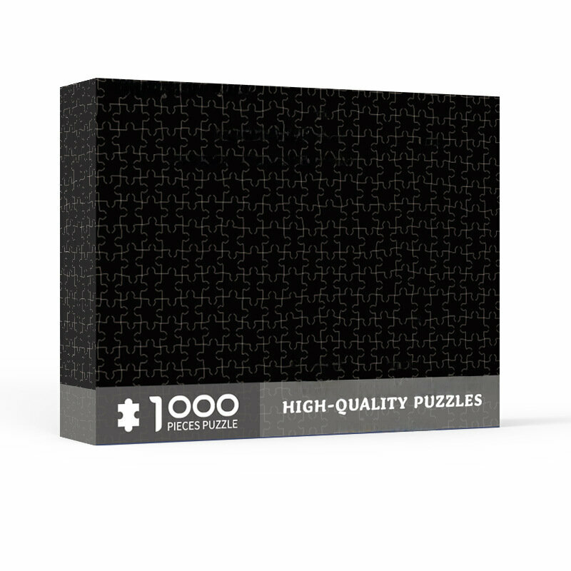 Головоломка "Адский черный", деревянная, 52x38 см, 1000 деталей