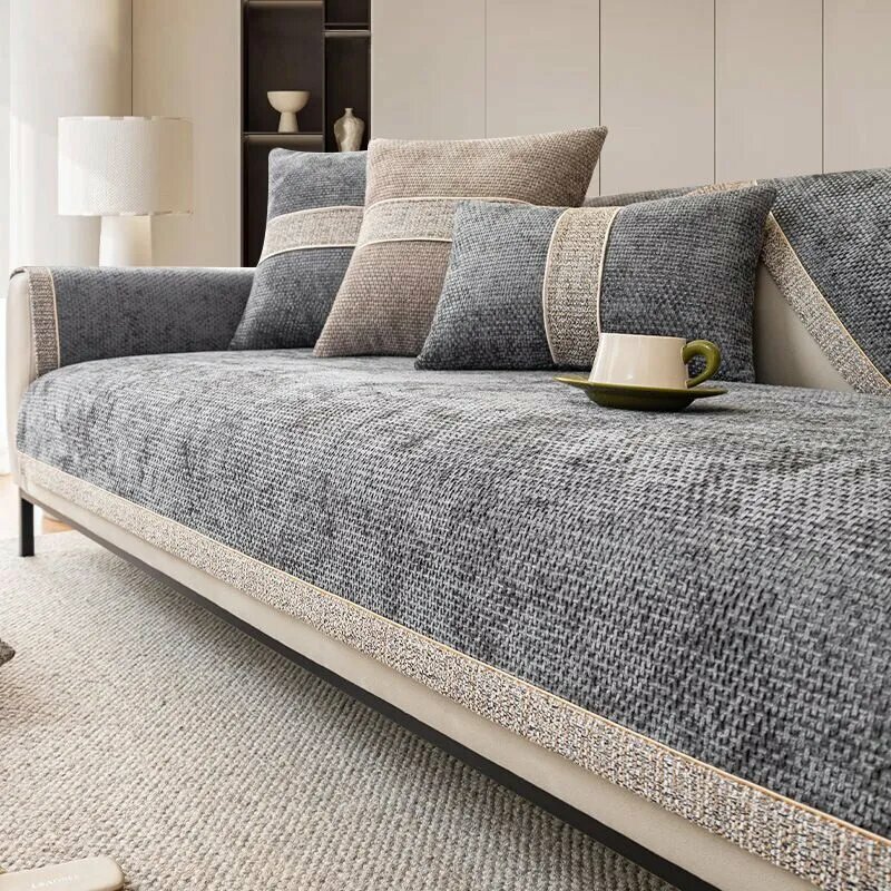 Дивандек, для дивана, ширина 70 см, темно-серый, J396, 210х70 см