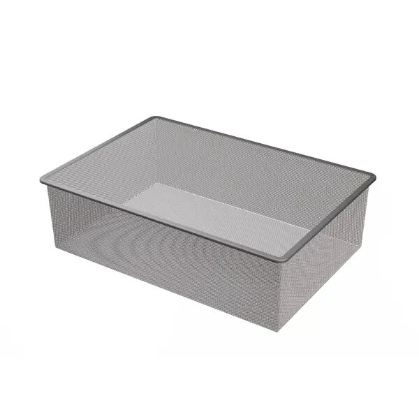 Корзина мелкосетчатая Лион 74.2x51.1x18.5 см цвет серый