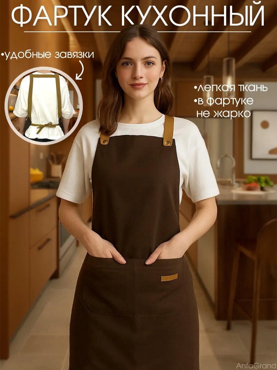 Фартук кухонный; официантов; женский; повара; мужской; бармена