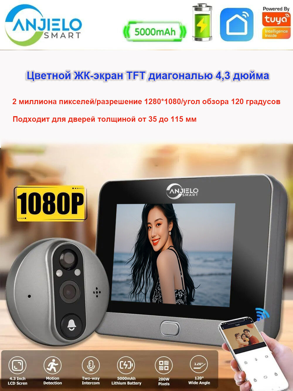 Комплект для установки домофона