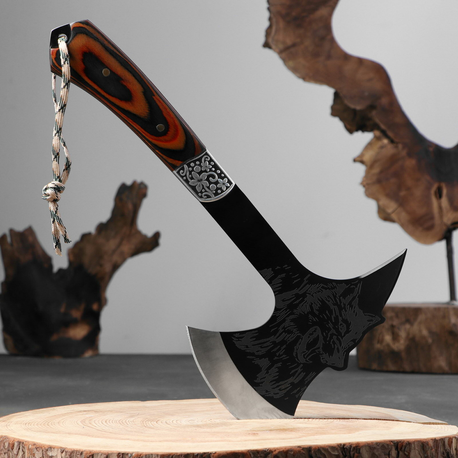 Топорик туристический "Волк", 31 см, тип: топор, материал рукоятки: пластик