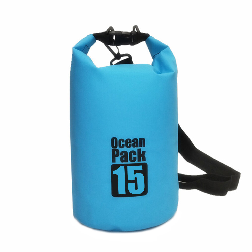 Водонепроницаемый сухой сумка с ремнями из 500D ПВХ для хранения, рафтинга, кемпинга, каякинга, плавания, путешествий, цвет Черный Желтый Розовый Зеленый Светло-синий Оранжевый Темно-синий, объем 5L 10L 15L 20L 30L