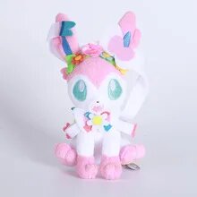 Покемон Potdemiel, плюшевая игрушка, 20 см, розовый
