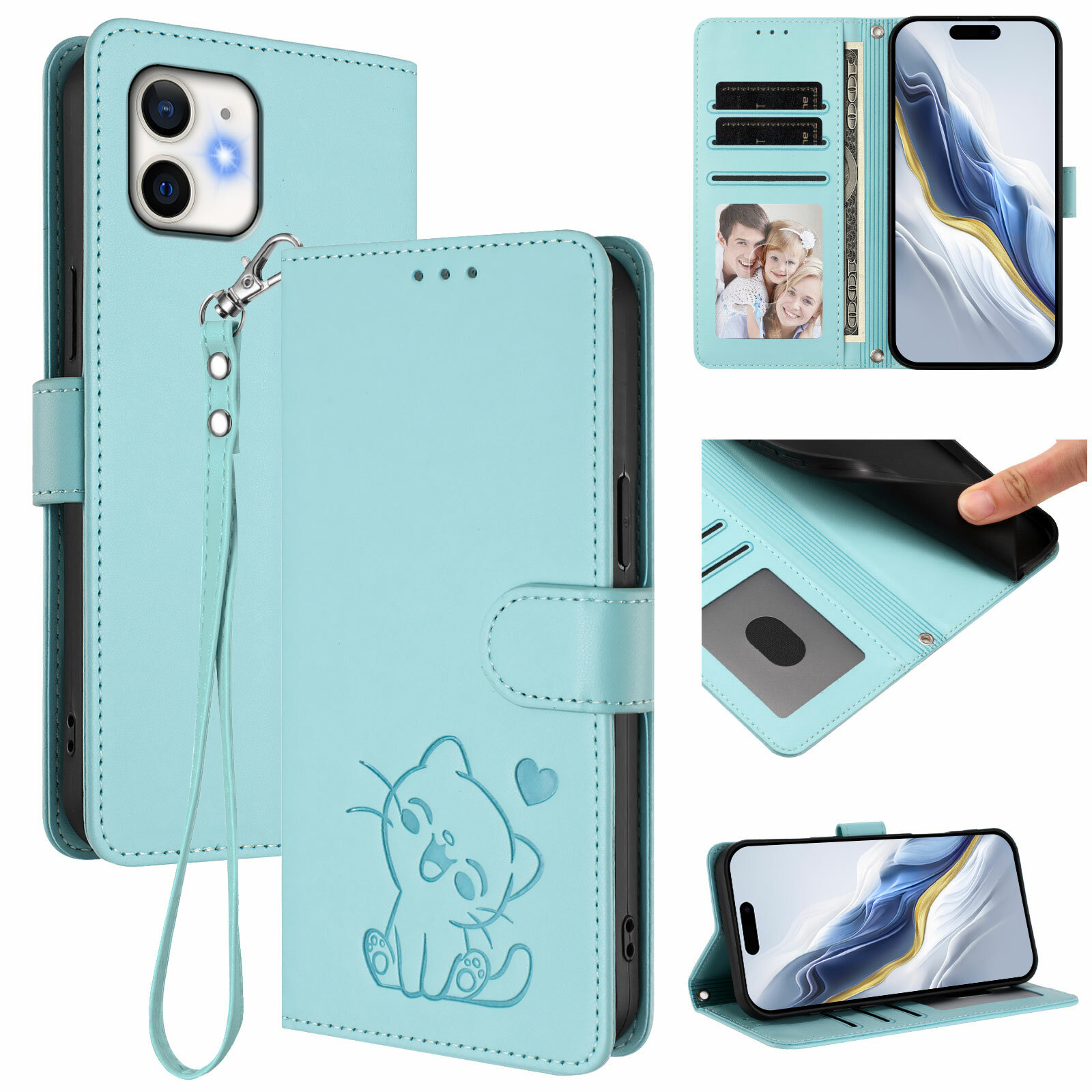 Подходит для Apple iPhone 12 и 12 Pro (на айфон 12 и 12 про) Магнитные пряжки, кронштейны, сейсмостойкие, новинки, подарки