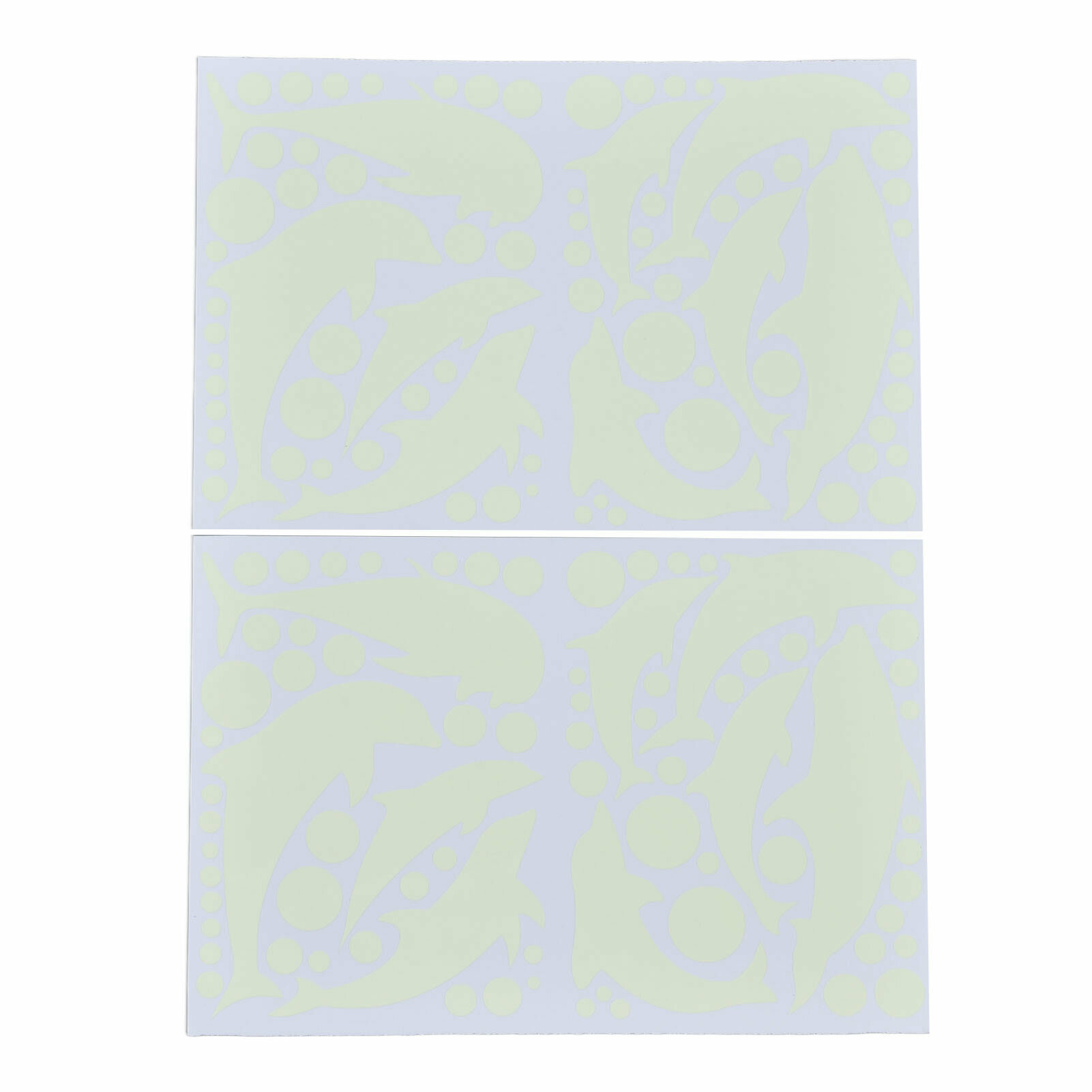 Светящиеся наклейки на стены с дельфином для украшения спальни и дома, самоклеящиеся виниловые декоры