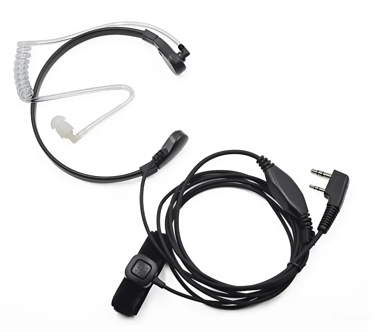 Ларингофонная гарнитура с для радиостанций Baofeng, Kenwood и прочих