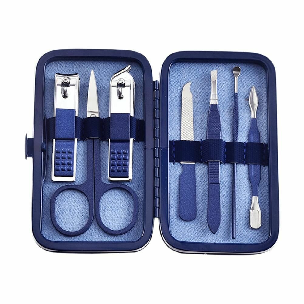 Маникюрный и педикюрный набор из 7 предметов в чехле Набор для маникюра педикюра