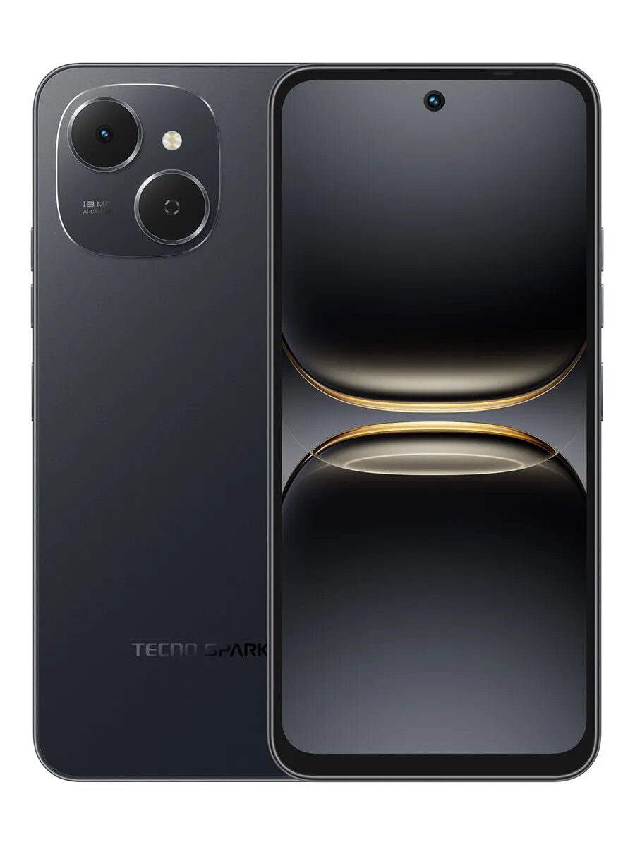 Смартфон TECNO SPARK 40C, 8ГБ + 128ГБ, Android, 2 nano-SIM, чёрный