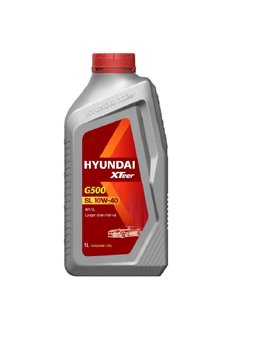 Моторное масло синтетическое HYUNDAI XTeer Gasoline G500 10W-40, 1 литр