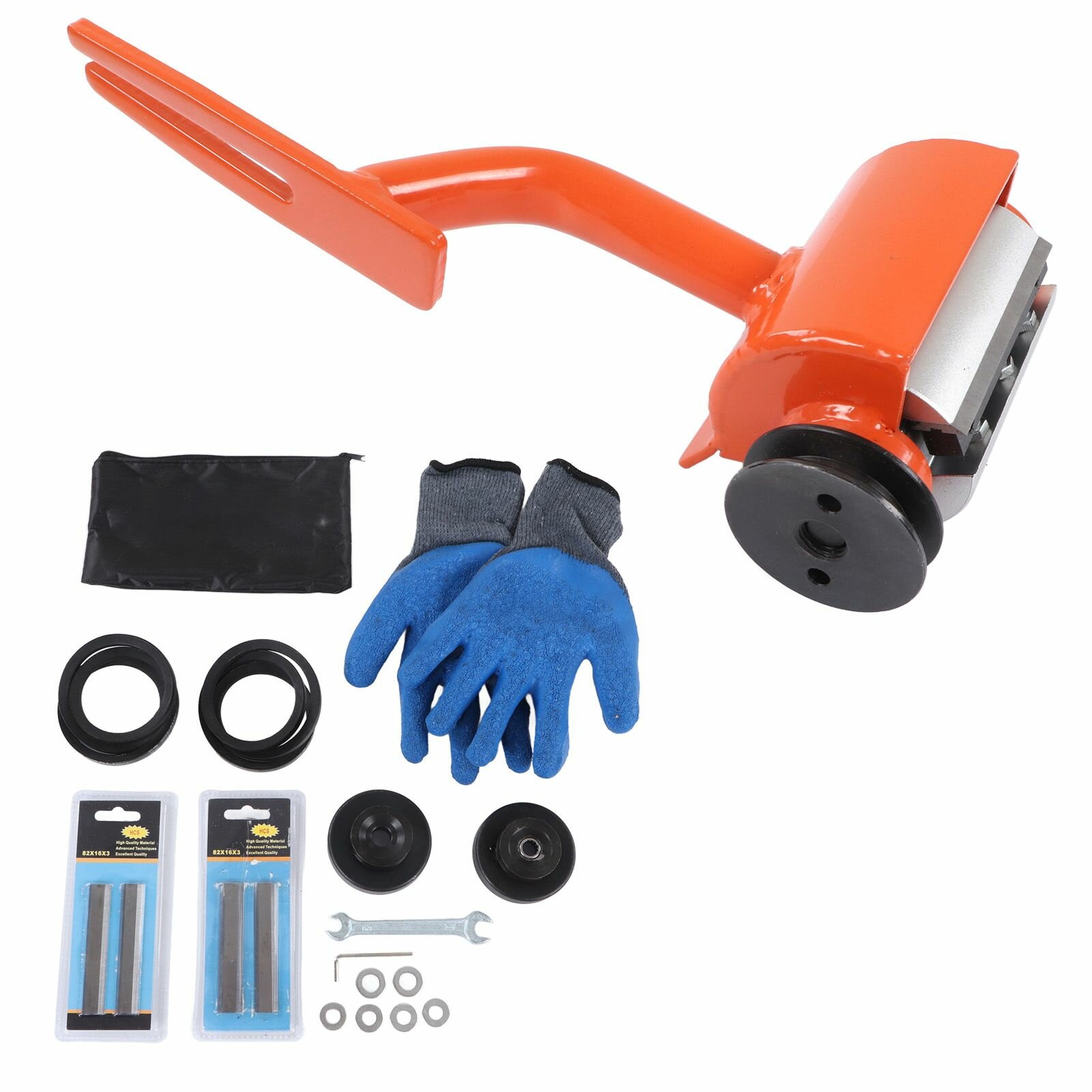 Окорочный станок для бревен, модернизированная насадка для цепной пилы Husqvarna и STIHL, интегрированный инструмент для окорки древесины из алюминиевого сплава с 6 удлиненными лезвиями