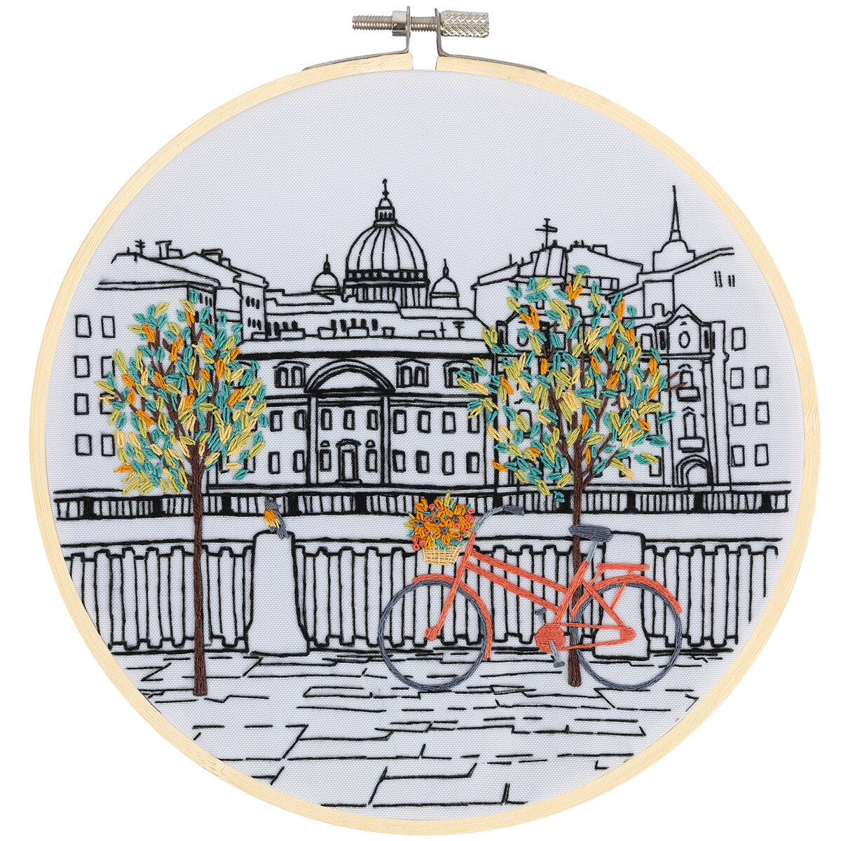 Набор для вышивания PANNA "Живая картина" JK-2214 "Питерская набережная" 18 х 18 см