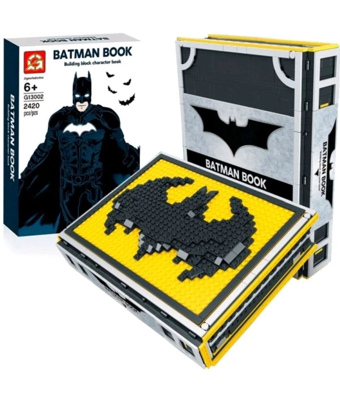 Конструктор Batman Книга коллекции Бэтмен/2420 деталей/ J13002