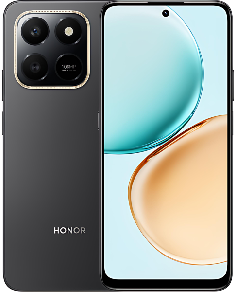 Смартфон Honor X7d 6/128GB Black (Черный) (RU)