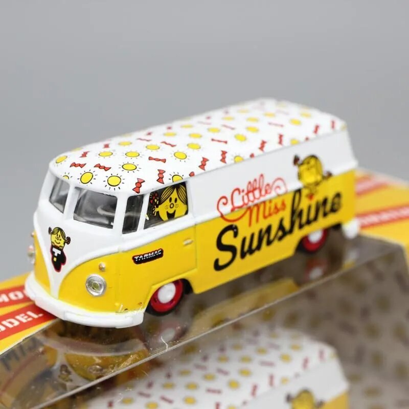 Tarmac Works 1:64 Schuco Volkswagen Type ll T1 Panel Van Mr, Men Littie Miss Легковая модель автомобиля
