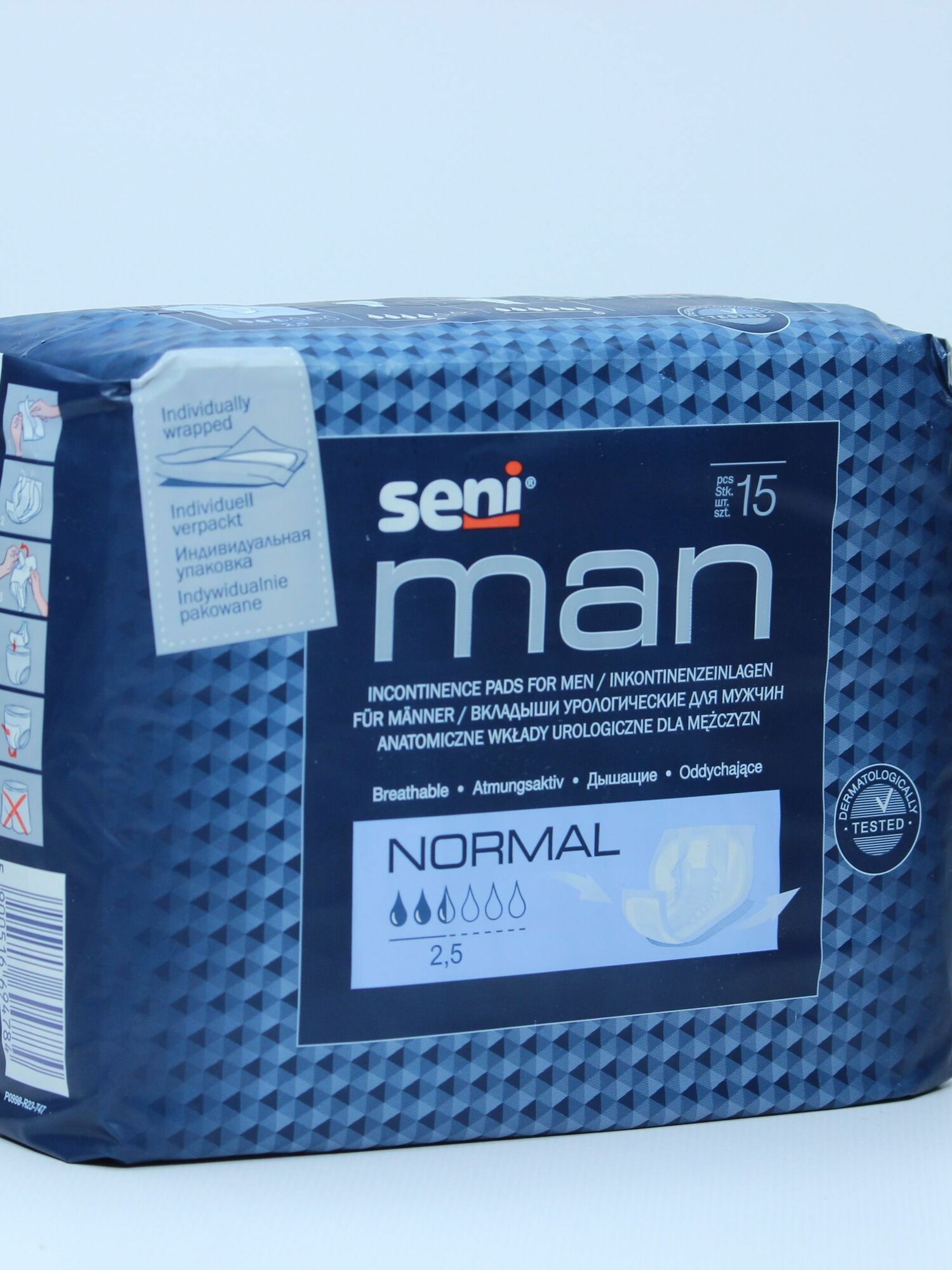 Прокладки Seni Light Advanced Normal урологические 15шт