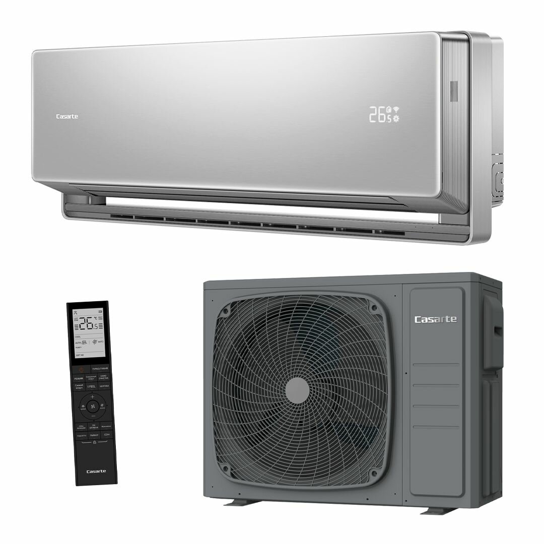 Кондиционер Casarte Velato CAS35CC1/R3-S / 1U35CC1/R3 на 35 м2 инвертор