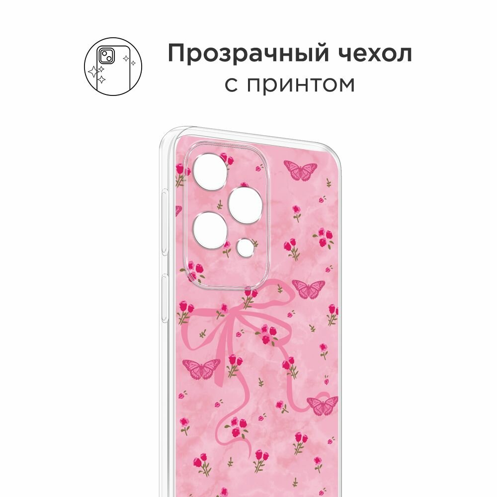 Чехол на Samsung Galaxy Note 9 / Самсунг Галакси Нот 9 с принтом "Нежный паттерн" — фото 1