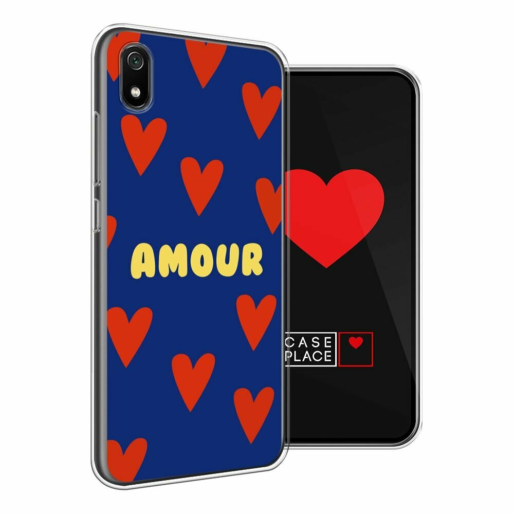Чехол на Xiaomi Redmi 7A / Сяоми Редми 7А с принтом "Amour art - 14 февраля" — фото 1