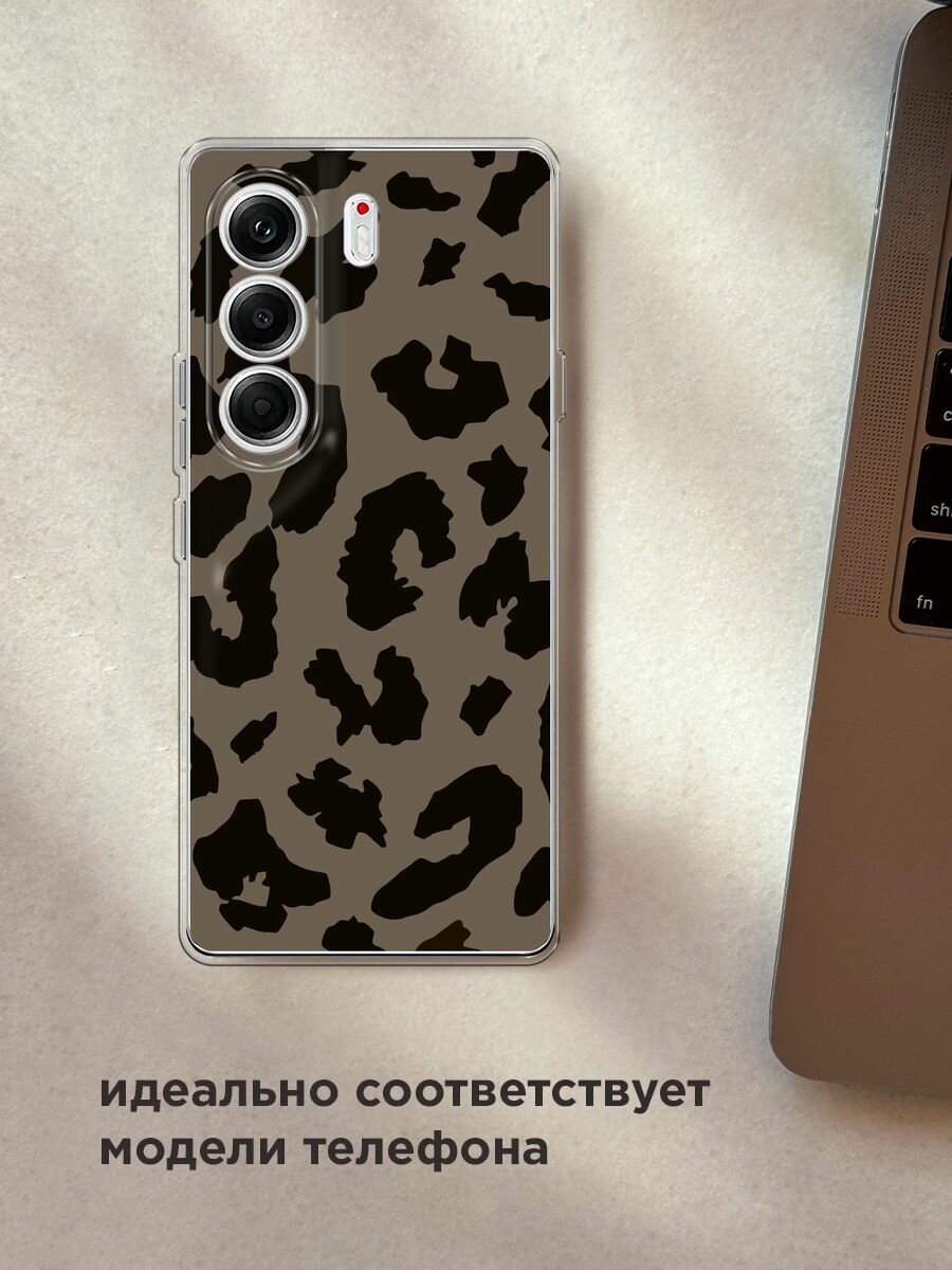 Чехол на Tecno Camon 40 Pro 5G / Текно Камон 40 Про 5G с принтом "Леопардовые пятна паттерн 1" — фото 1