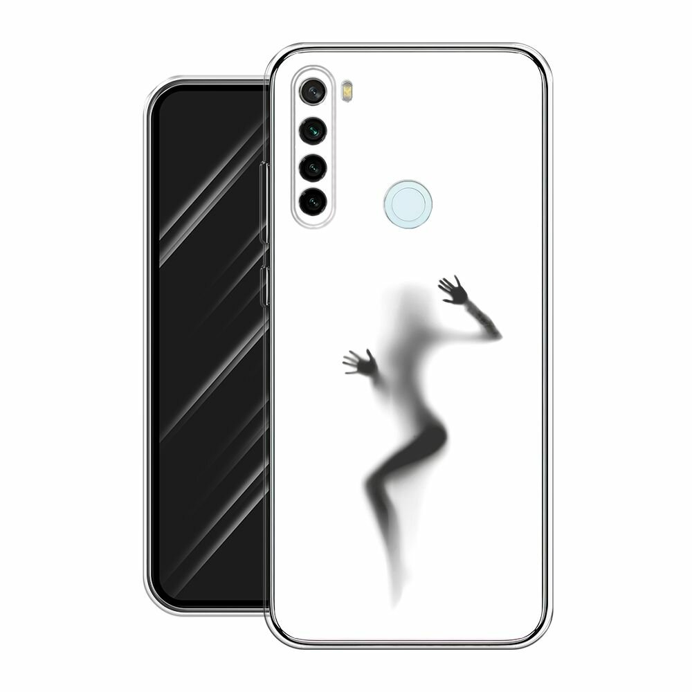 Чехол на Xiaomi Redmi Note 8T / Сяоми Редми Нот 8Т с принтом "Девушка в душе" — фото 1