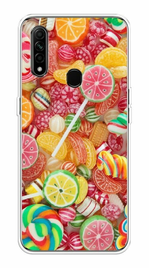 Силиконовый чехол на Oppo A31 / Оппо А31 с принтом Вкусняшки