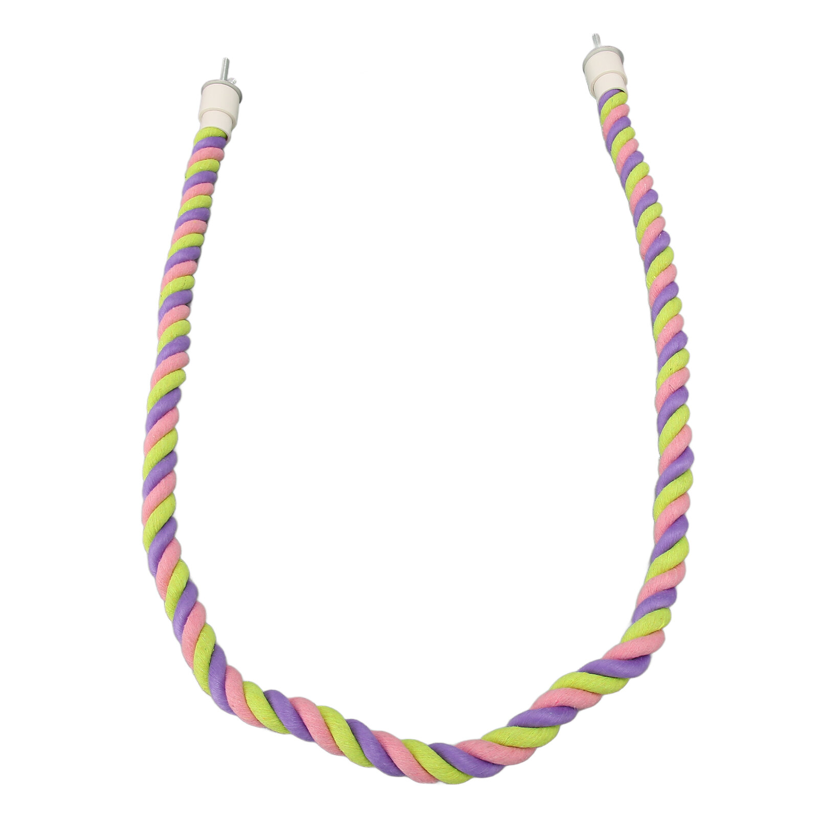 Веревка для птиц, забавные красочные качели, хлопковая веревка, игрушки для птиц для попугаев, корелл, попугаев, неразлучников, волнистых попугайчиков, 105 см/41,3 дюйма