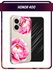 Чехол на Honor 400 / Хонор 400 с принтом "Open peonies", прозрачный
