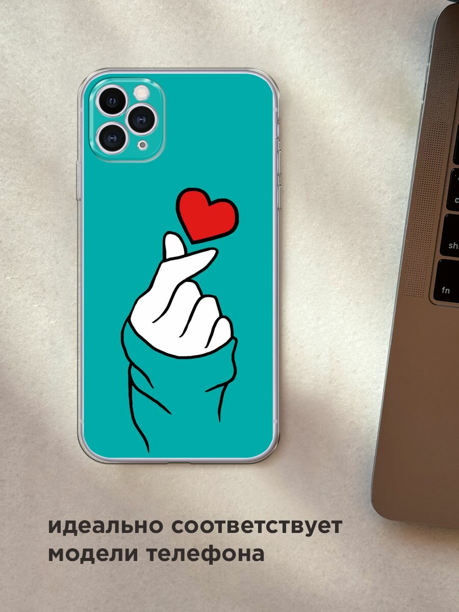 Чехол на Apple iPhone 11 Pro / Айфон 11 Про с принтом "Маленькое сердечко" — фото 1