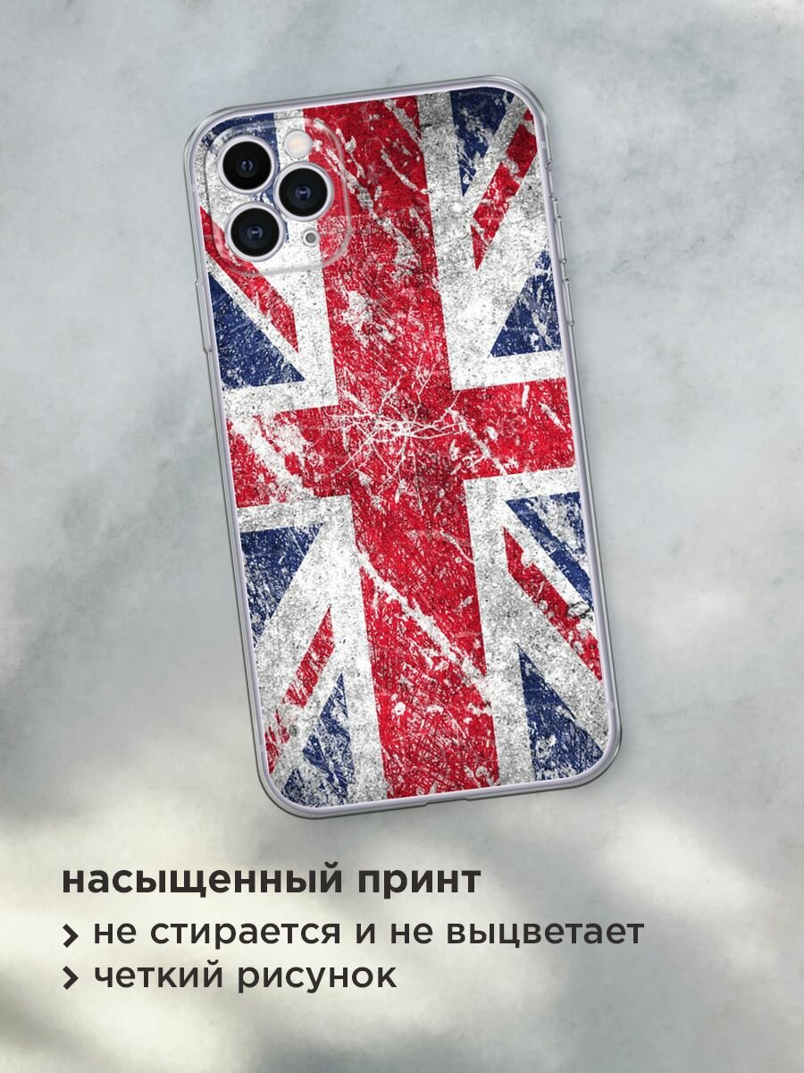 Чехол на Apple iPhone 11 Pro / Айфон 11 Про с принтом "Флаг британский" — фото 1