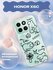 Чехол на Honor X6c / Хонор Х6с с принтом "Lucky animals", прозрачный