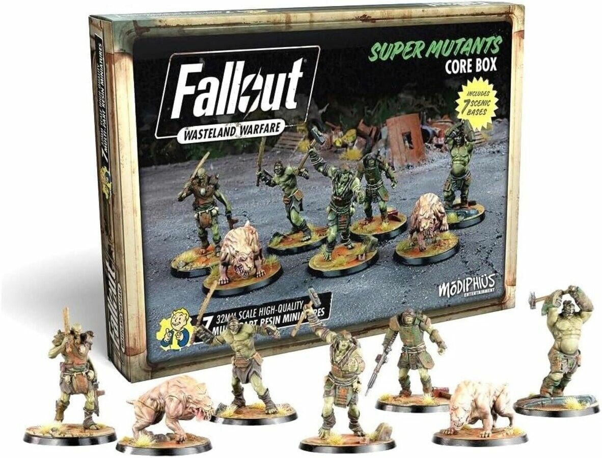 Набор миниатюр Super Mutants: Core Box Fallout: Wasteland Warfare