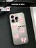Чехол на Apple iPhone 16 Pro / Айфон 16 Про с принтом "Pink Bows", прозрачный