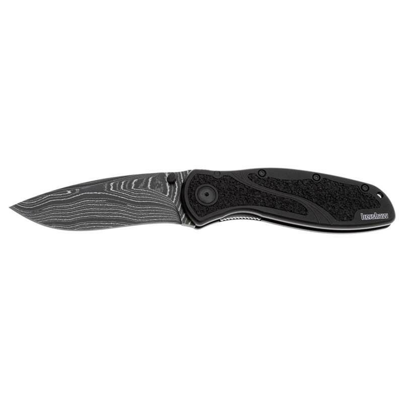 Нож полуавтоматический складной KERSHAW Blur (1670BLKDAM)