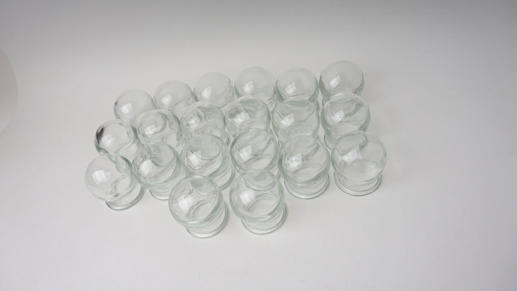 Стеклянная банка массажная кровоотсосная 30-33мм комплект-20 шт