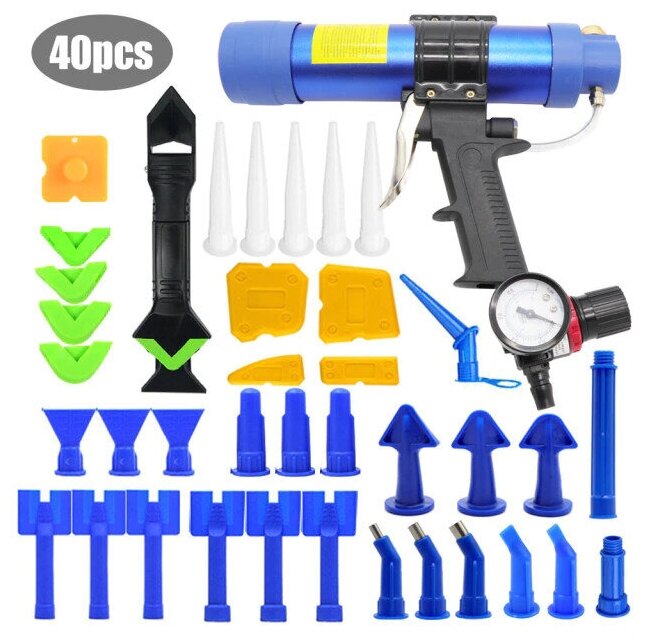 Пневматический пистолет для герметика тюба 300мл.