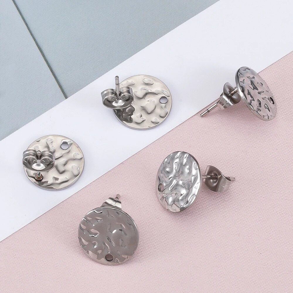 Серьги-гвоздики из нержавеющей стали, Steel-Style 6