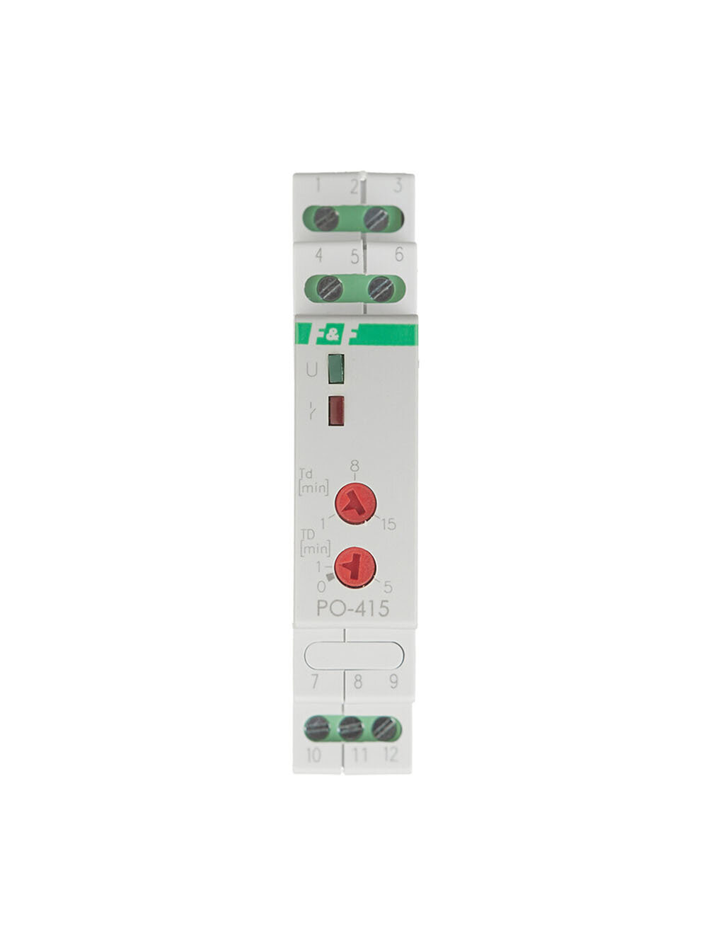 Реле времени модульное PO-415 (EA02.001.018) 230 В 16 А 1P+N для систем вентиляции