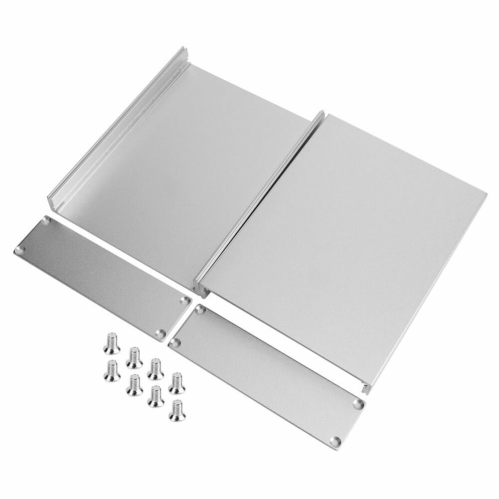 Aluminum Enclosure Split Circuit Board Heat Dissipation Shielded Electricity Box 33x114x150mm