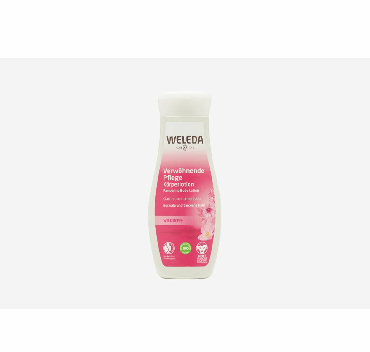Молочко для тела WELEDA Wild Rose, 100% органическое, для нормальной и сухой кожи