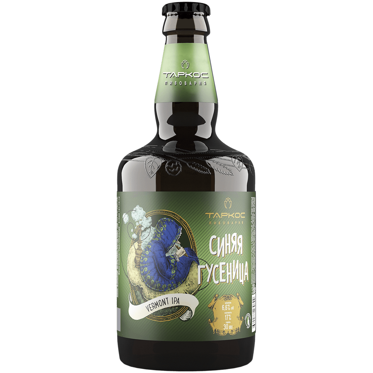 Пиво Таркос Синяя Гусеница светлое 0,45 л