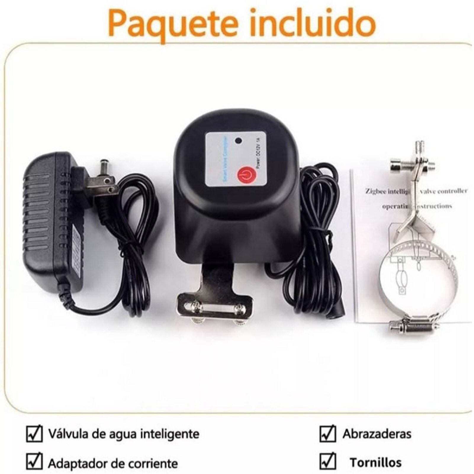 Умный водяной клапан Беспроводное управление WIFI Bluetooth Газовый водяной клапан Контроллер умной домашней автоматизации