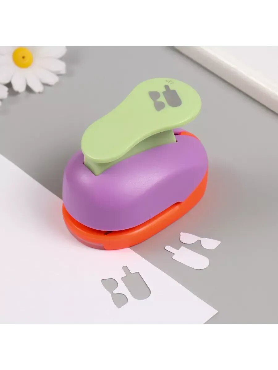 Дырокол фигурный рисунок 3,8х3,8 см "Курорт"