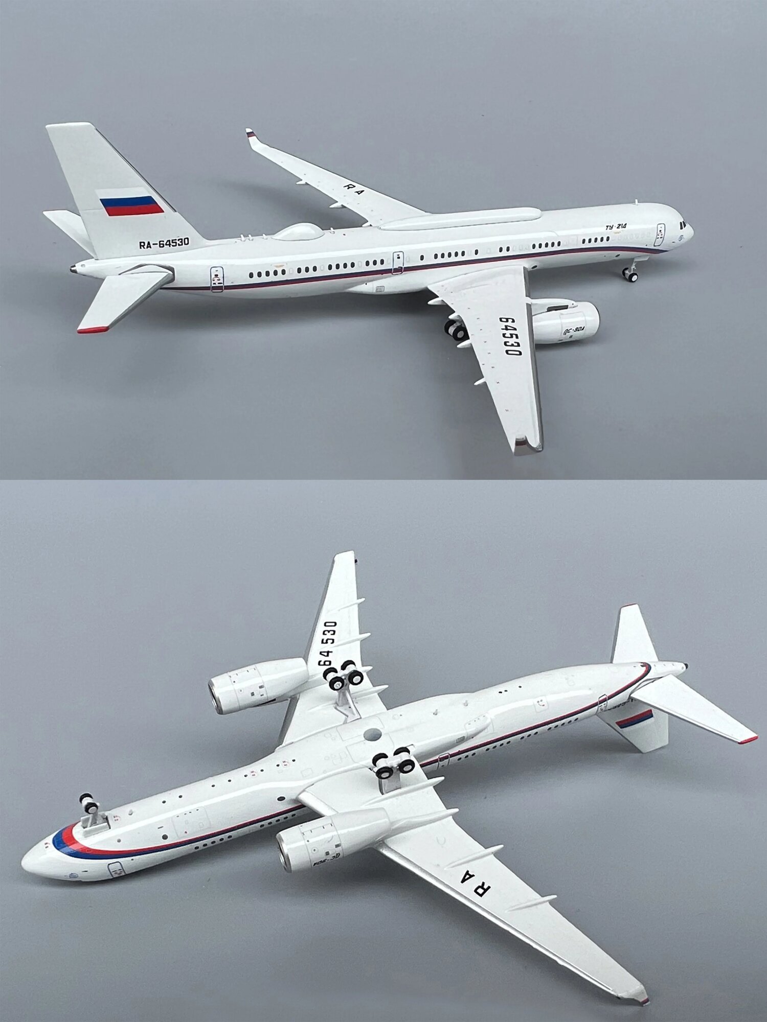 Коллекционная модель самолета Tu-214 PU-SBUS GSF 1/400