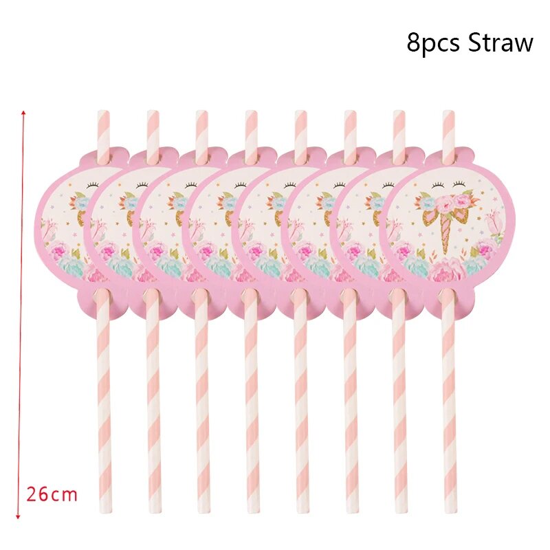 Набор для вечеринки единорог Joy-enlife 8pcs Straw